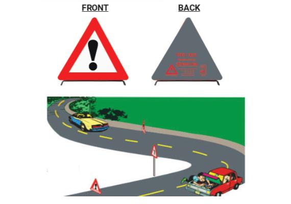 Smart Safety Triangle || SmartSign & Road Furniture LTD.